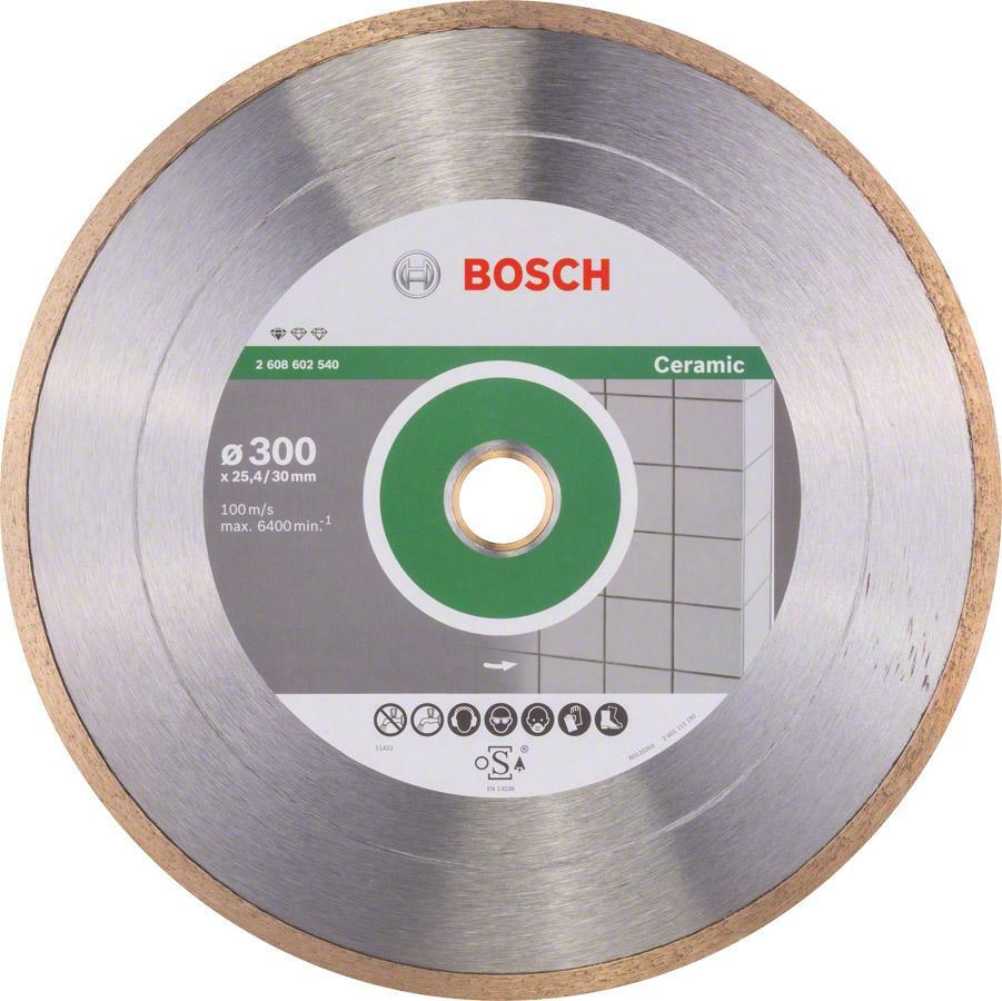 BOSCH 2608602540 diamond cutting disc Standard for Ceramic 300 x 30/25 ...