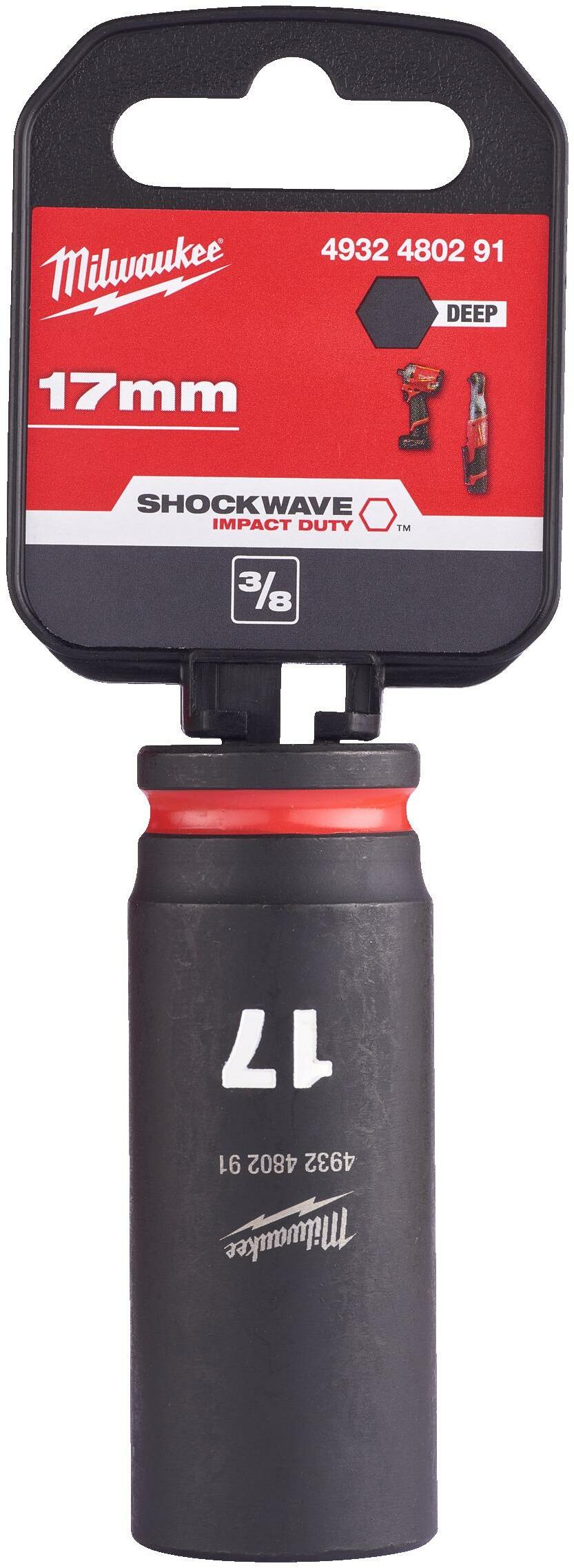 MILWAUKEE 4932480291 SHOCKWAVE percussion cap long 3/8" 17 mm | Klium