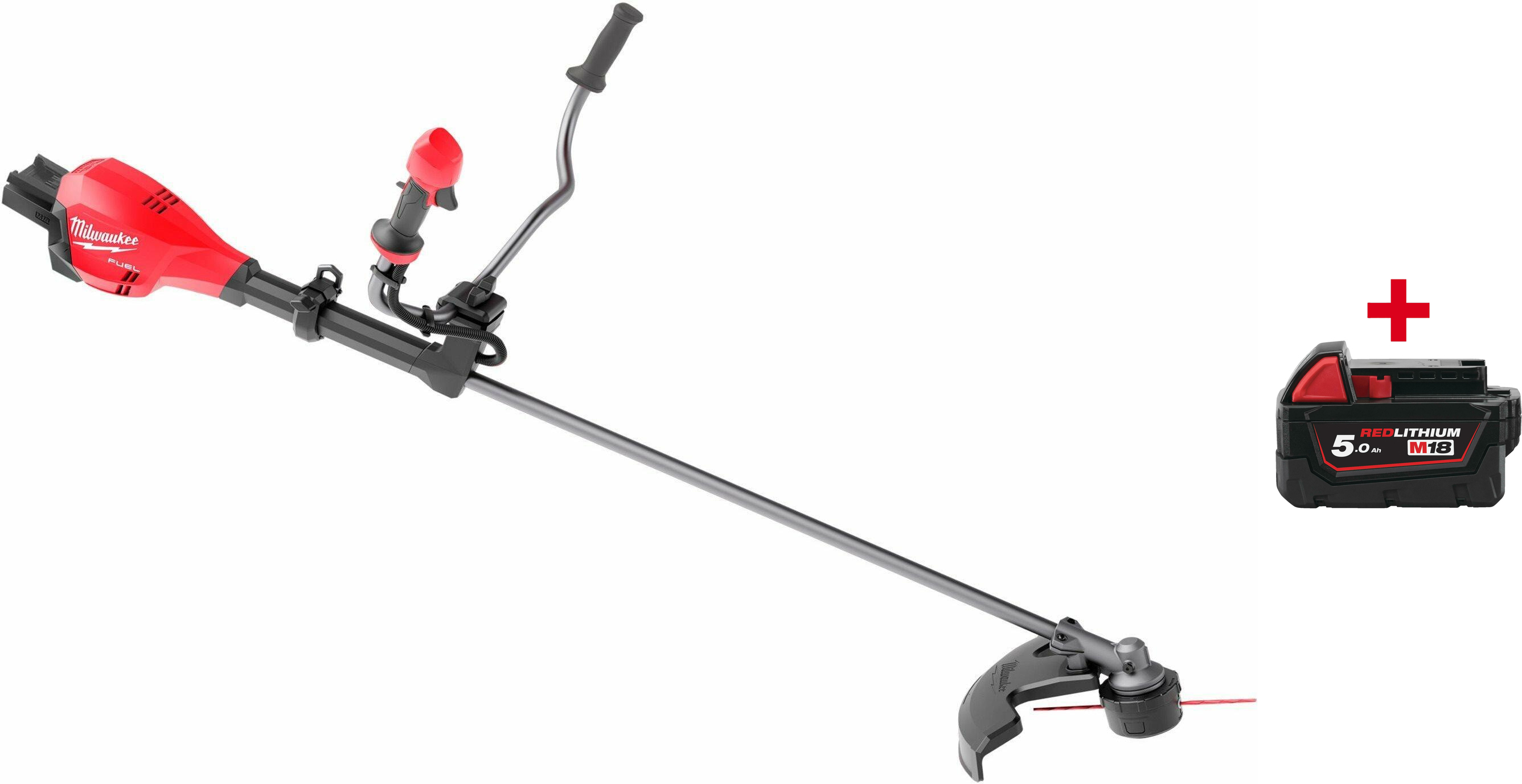 MILWAUKEE M18 F2BCU-0 FUEL 2x18V cordless brushcutter in cardboard box ...