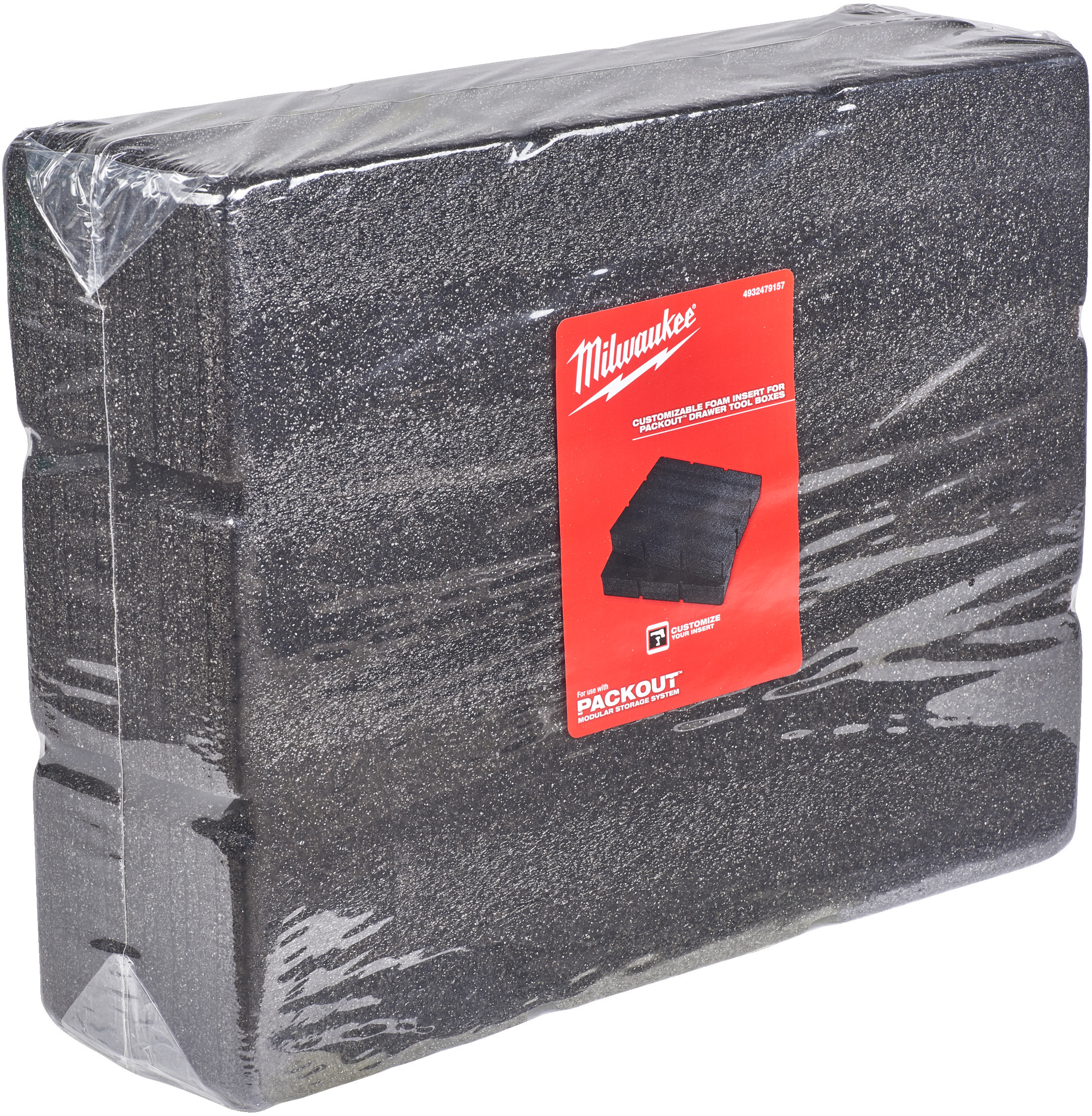 MILWAUKEE 4932479157 foam inlay for PACKOUT tool chests with drawers (2 ...