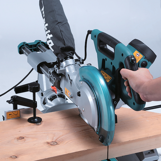 MAKITA LS1018LN telescopic double mitre saw 260 mm 1430 W Klium