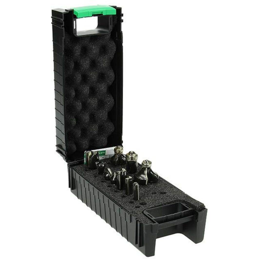HIKOKI 754193 router set 8 mm 10-piece | Klium