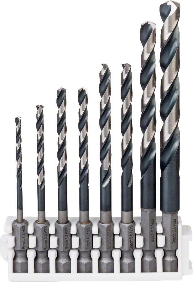 BOSCH 2608577140 Impact Control twist drill bit set HSS Impact Control ...