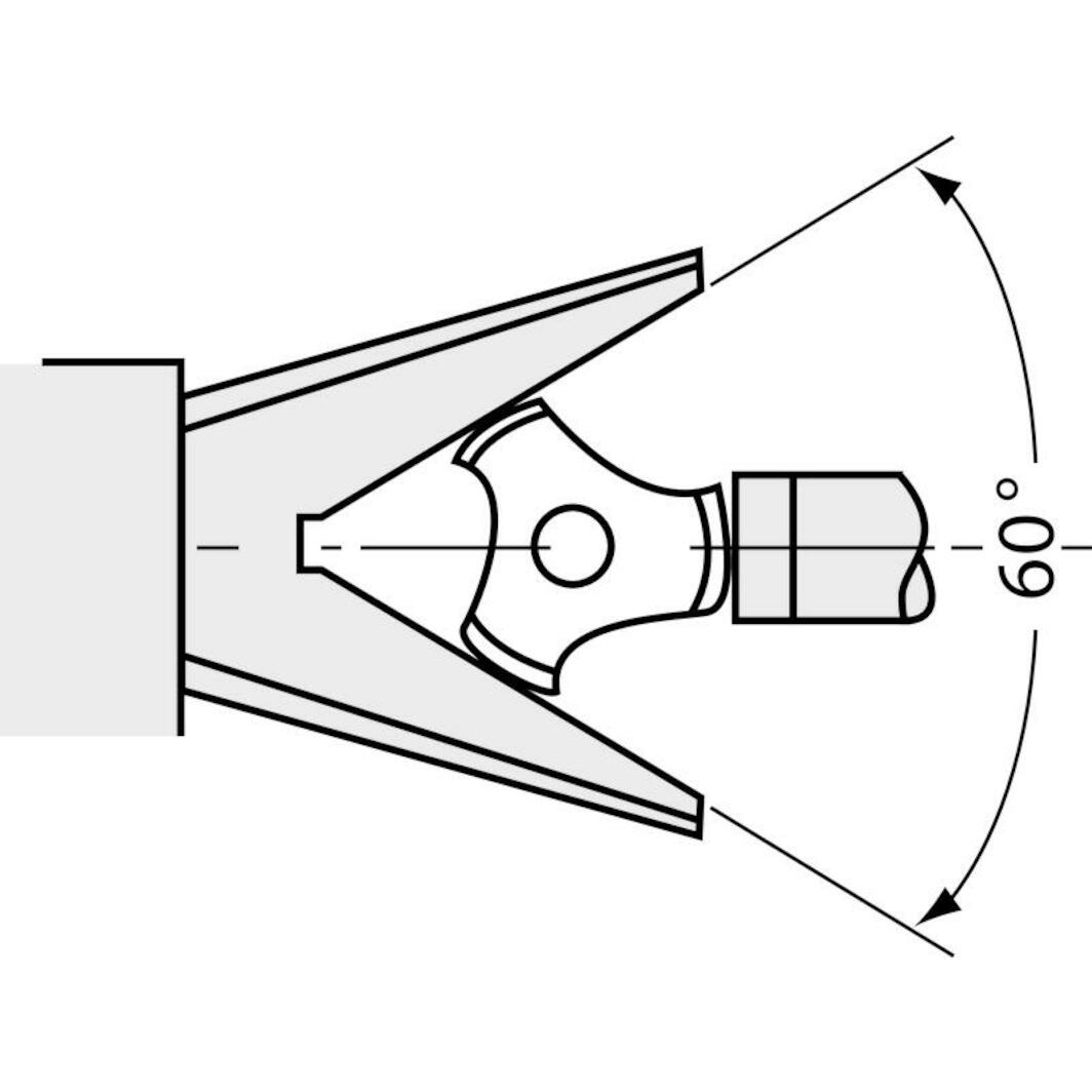 MITUTOYO 114-107 external caliper 85-100mm with V-anvil | Klium