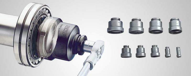 SKF TMFS 17 axial lock nut socket 3/8" with effective height 80mm outside diameters 110-121mm ...