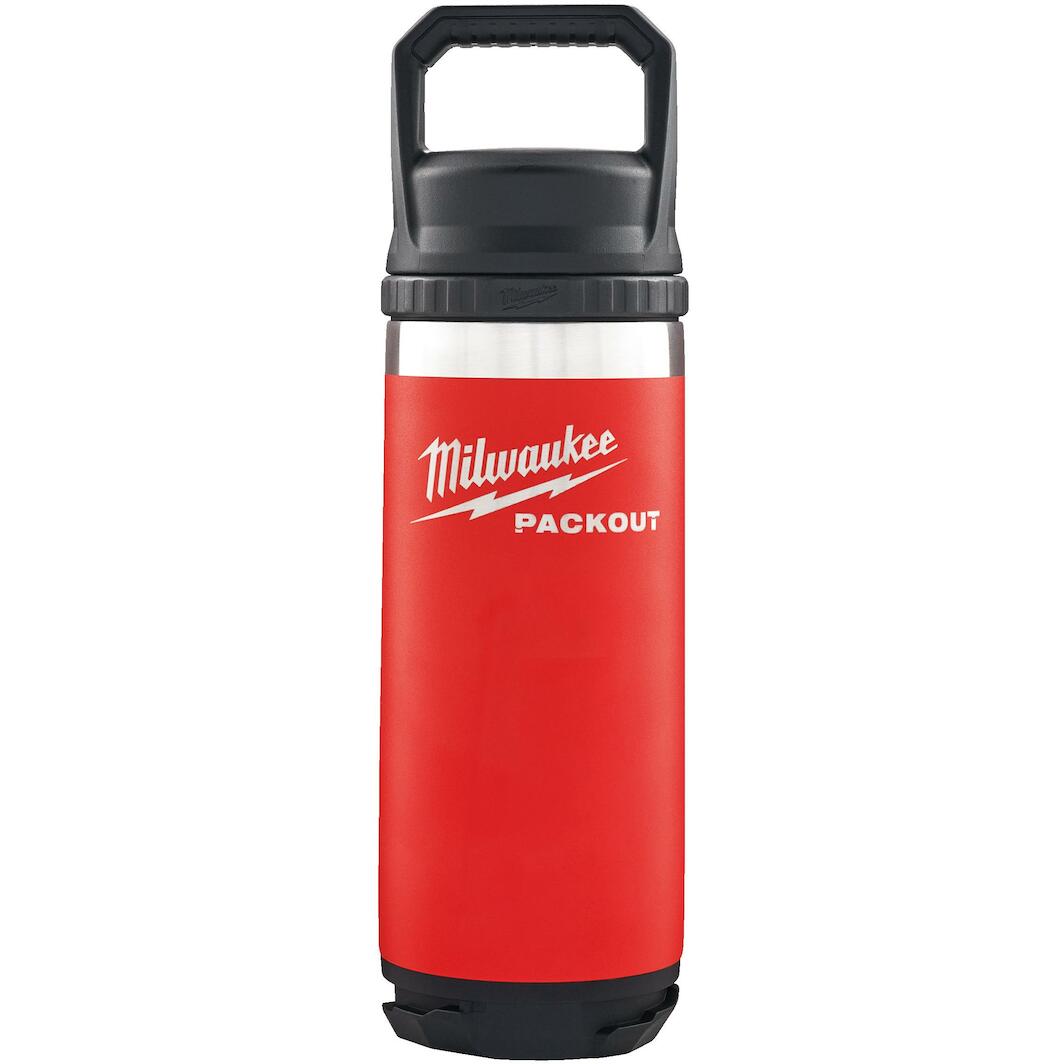 MILWAUKEE 4932493991 PACKOUT bottle with lid, red 532 ml | Klium
