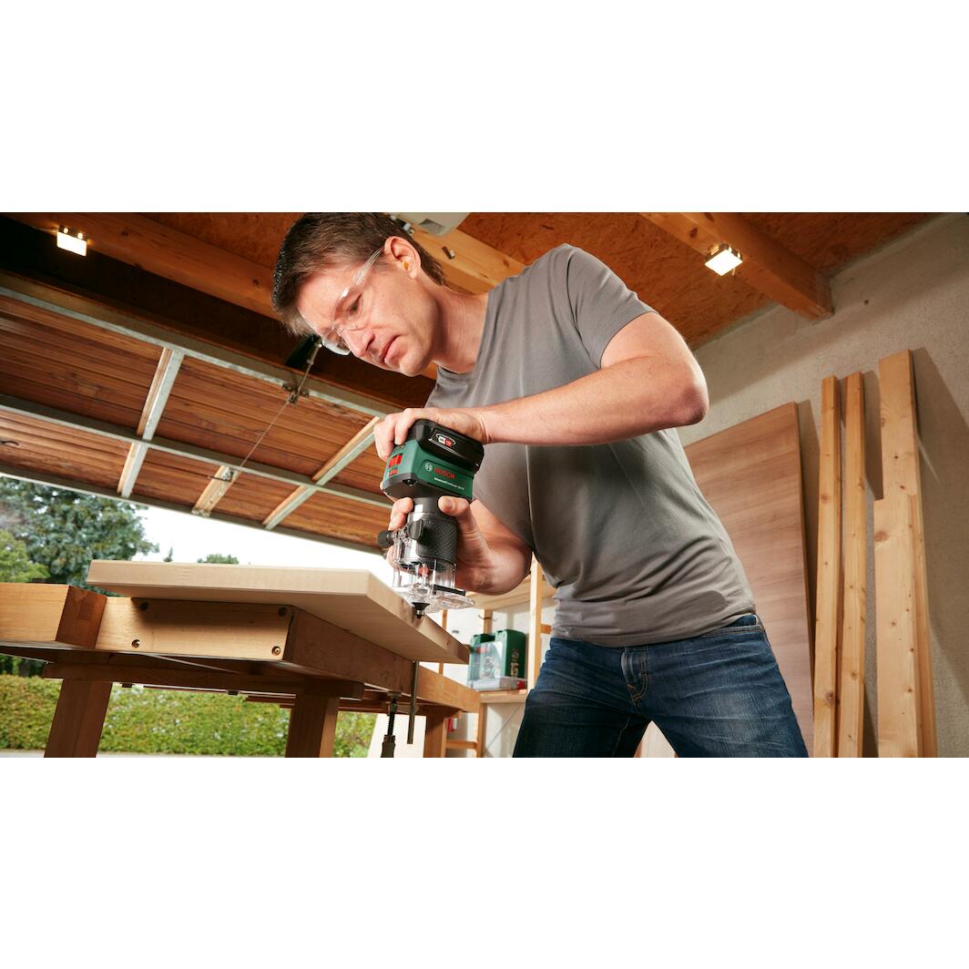 BOSCH AdvancedTrimRouter 18V-8 cordless edger in cardboard box (without ...
