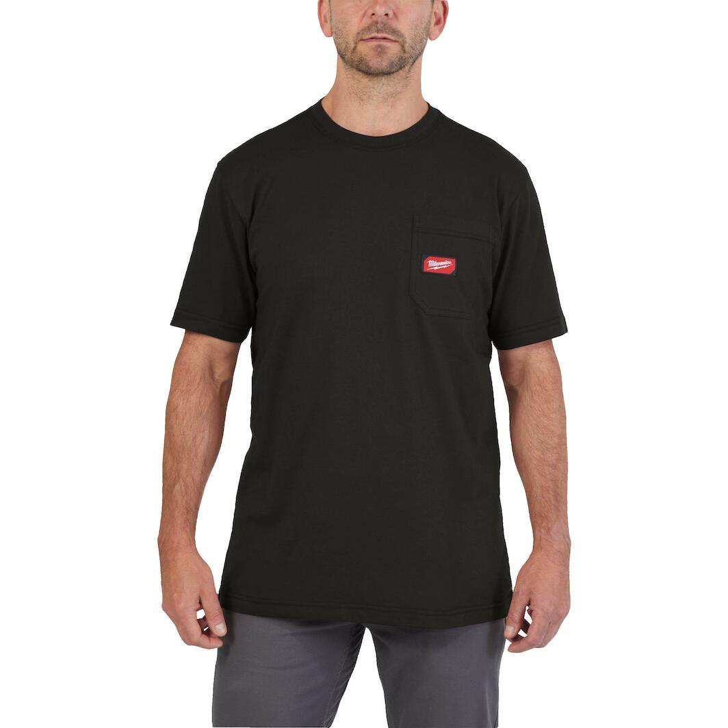 MILWAUKEE WT SS BL work T-shirt black - 4932493005 | Klium