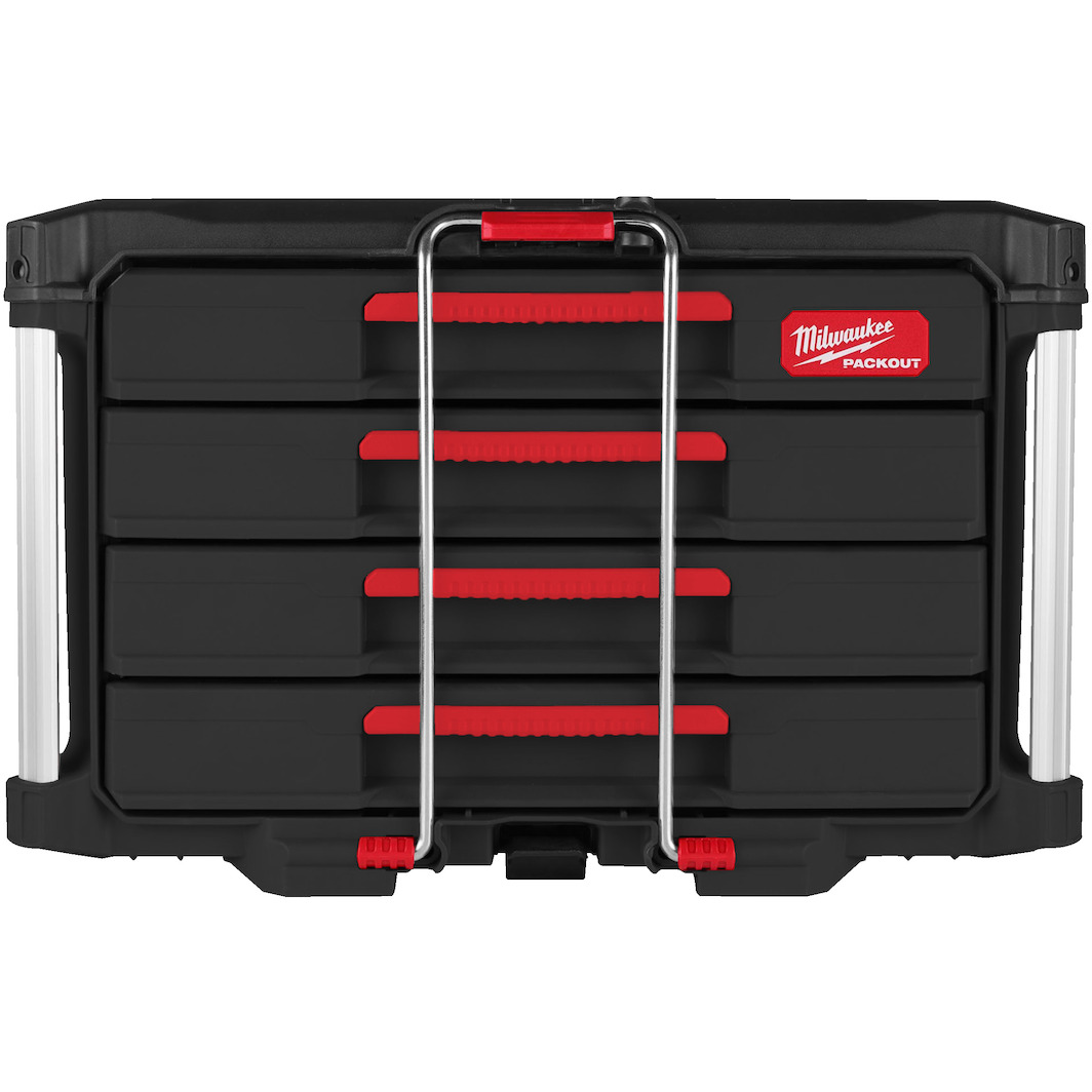 MILWAUKEE 4932493189 PACKOUT tool case with four drawers | Klium