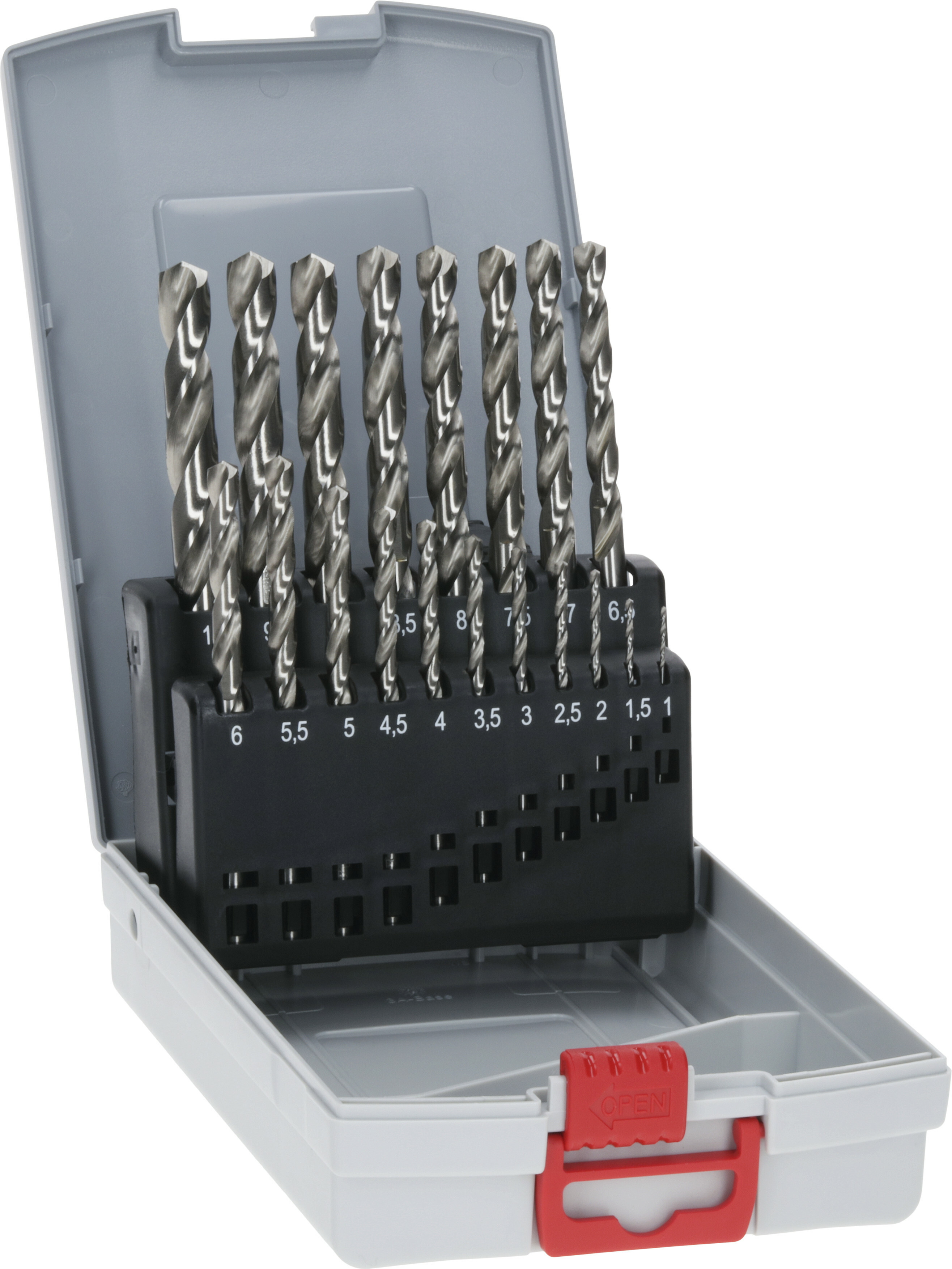 BOSCH 2608587013 metal drill bit set Mini X-Line ProBox HSS-G, DIN 338 ...