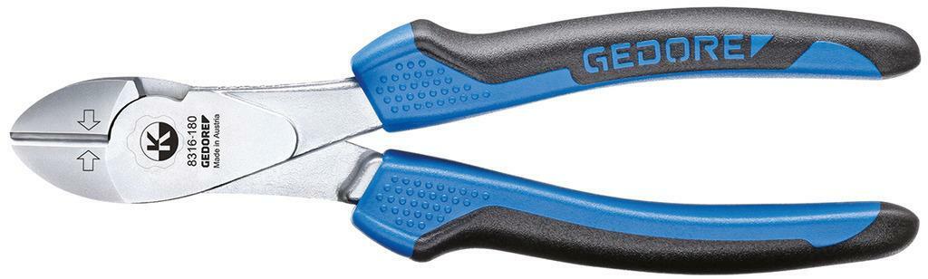 GEDORE 8316-200 JC diagonal cutters POWER 200 mm with two-component ...