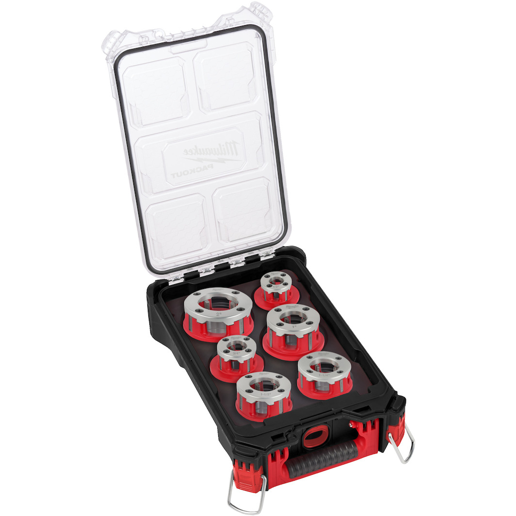 MILWAUKEE 4932480249 thread cutting kit for M18 FPT2 incl. 6 heads from ...