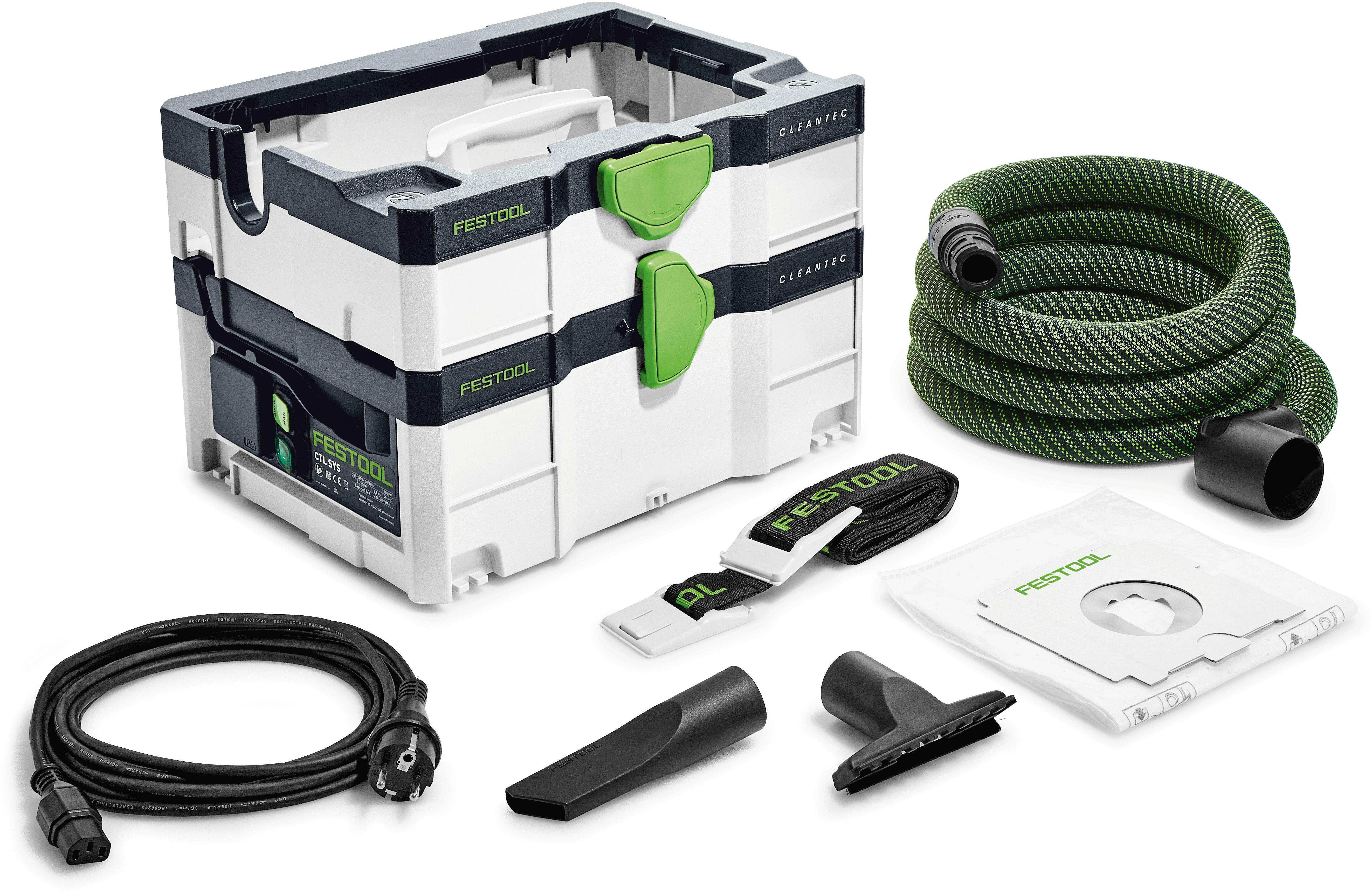 FESTOOL CTL SYS CLEANTEC 1000W L-class mobile dust extractor - 575279 ...