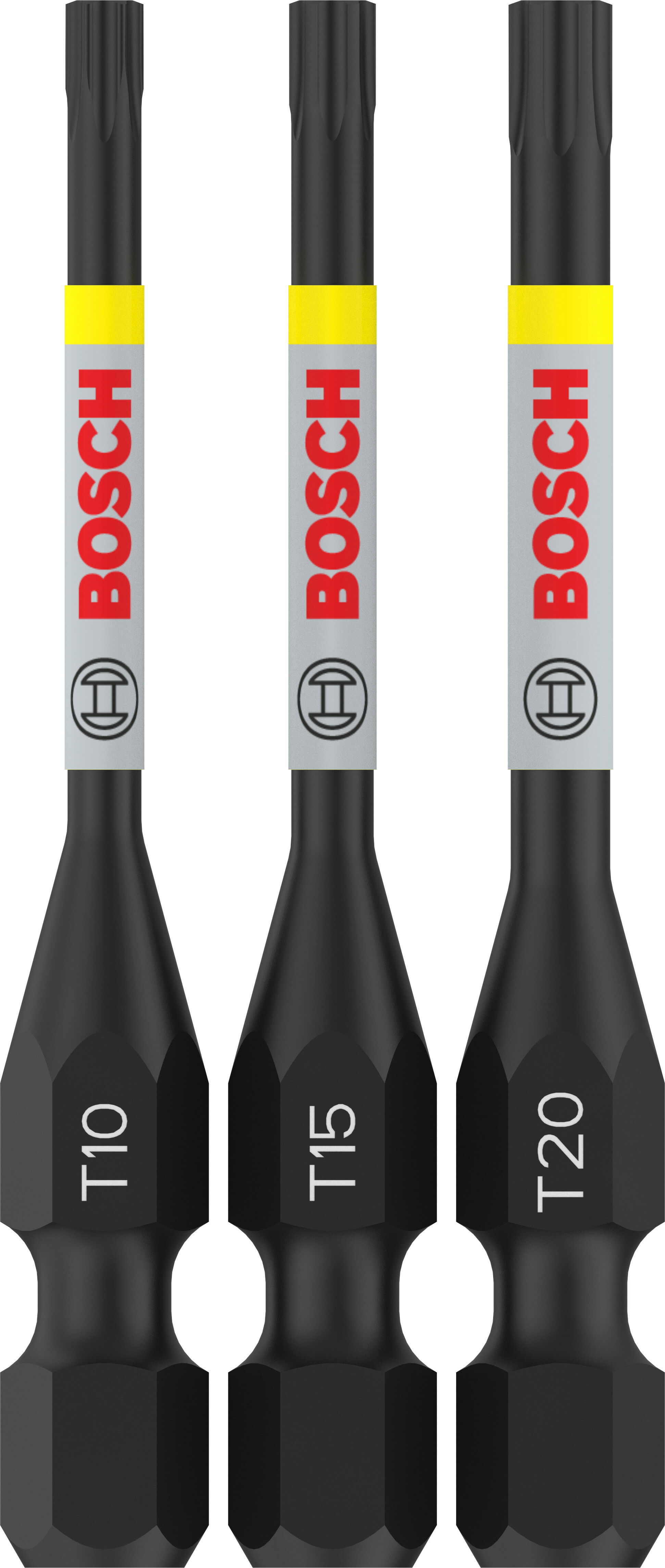 BOSCH 2608521U54 PRO Torx impact screw bit set T10-T15-T20, 55 mm 3 ...