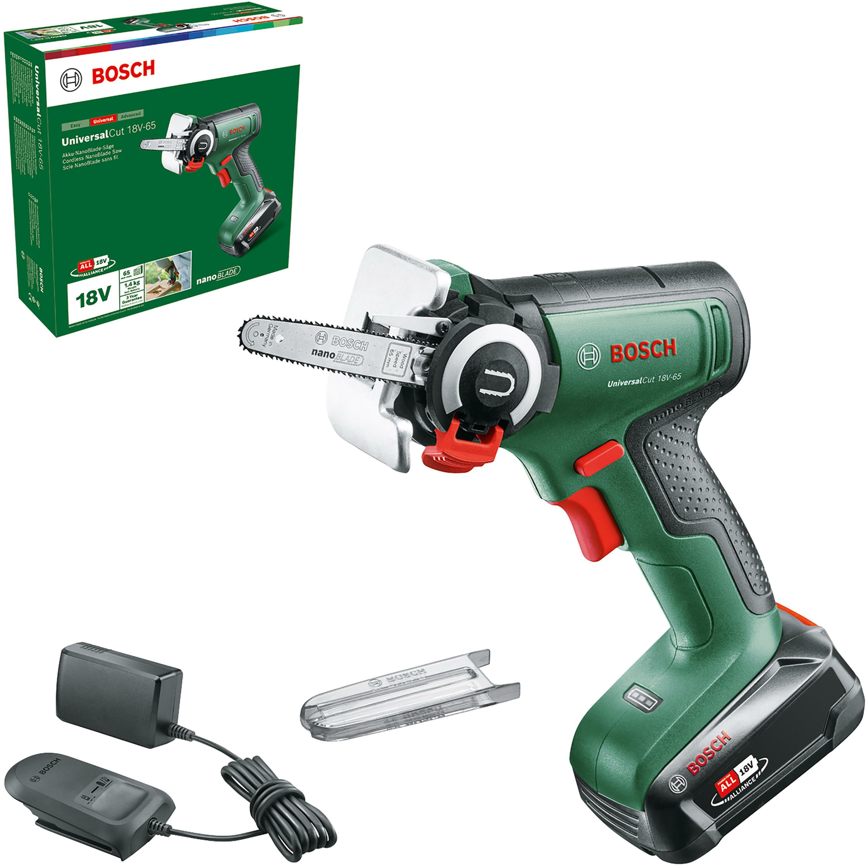 BOSCH UniversalCut 18V-65 cordless NanoBlade saw in box (1x 2.5Ah ...