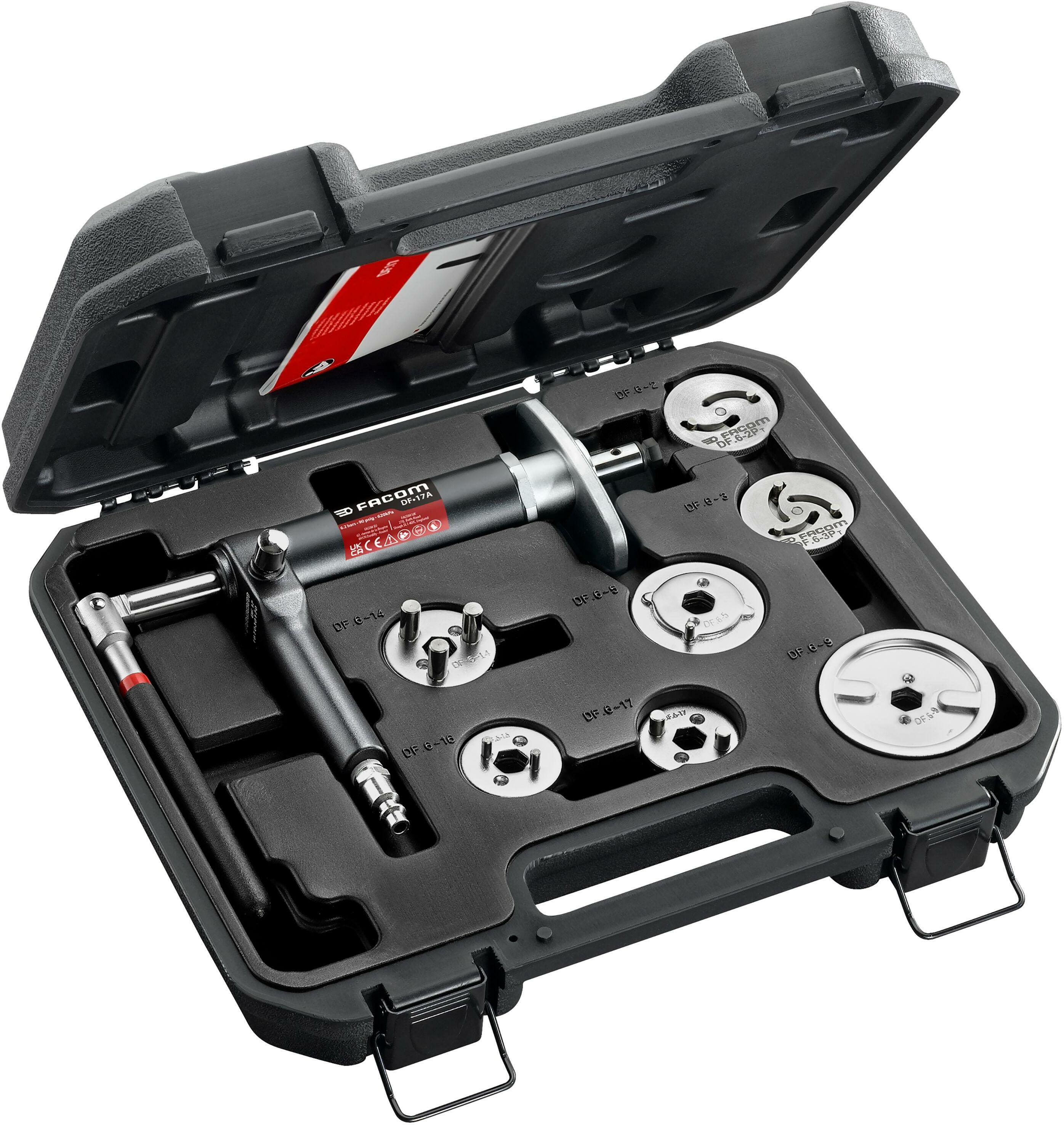FACOM DF.17A-P pneumatic tool for pushing back brake pistons + 7 spring ...