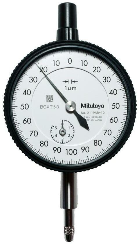 MITUTOYO 2119A-10 dial indicator with fixture, ISO version, precious ...
