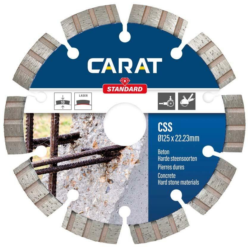 CARAT CSS1253000 CSS Standard diamond wheel 125mm for concrete | Klium