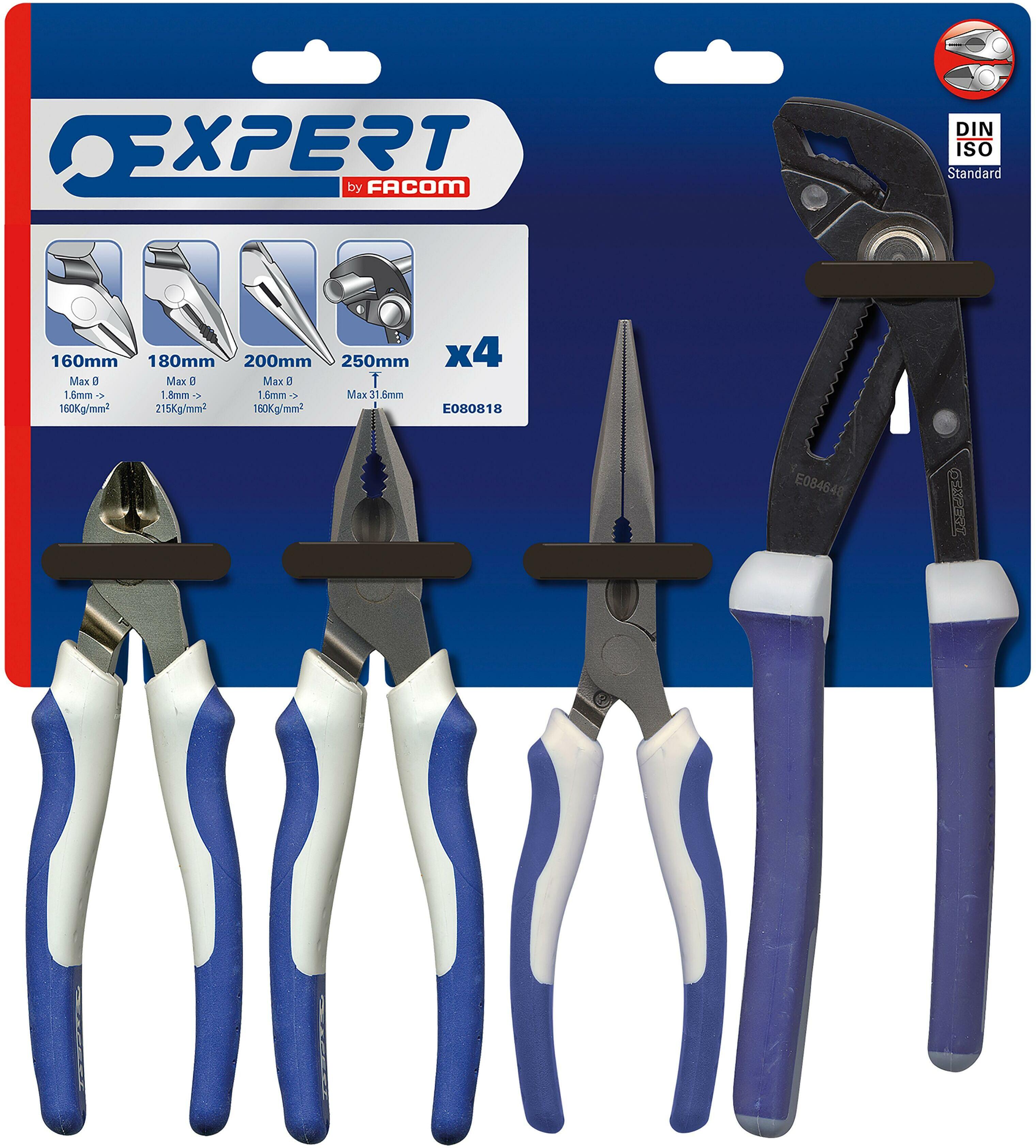 EXPERT E080818 pliers set 4-piece | Klium
