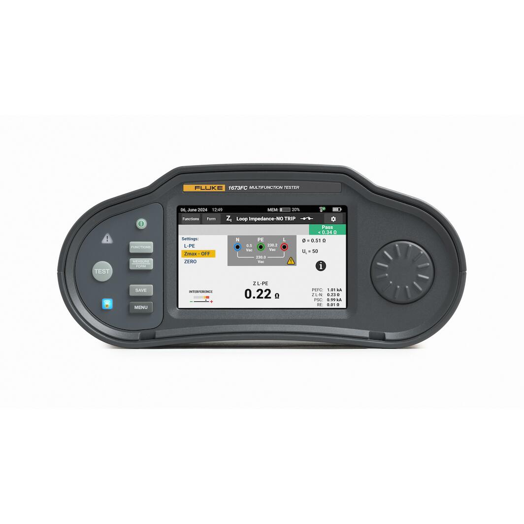 FLUKE 1673 FC SCH FTT multifunctional installation tester with TruTest ...