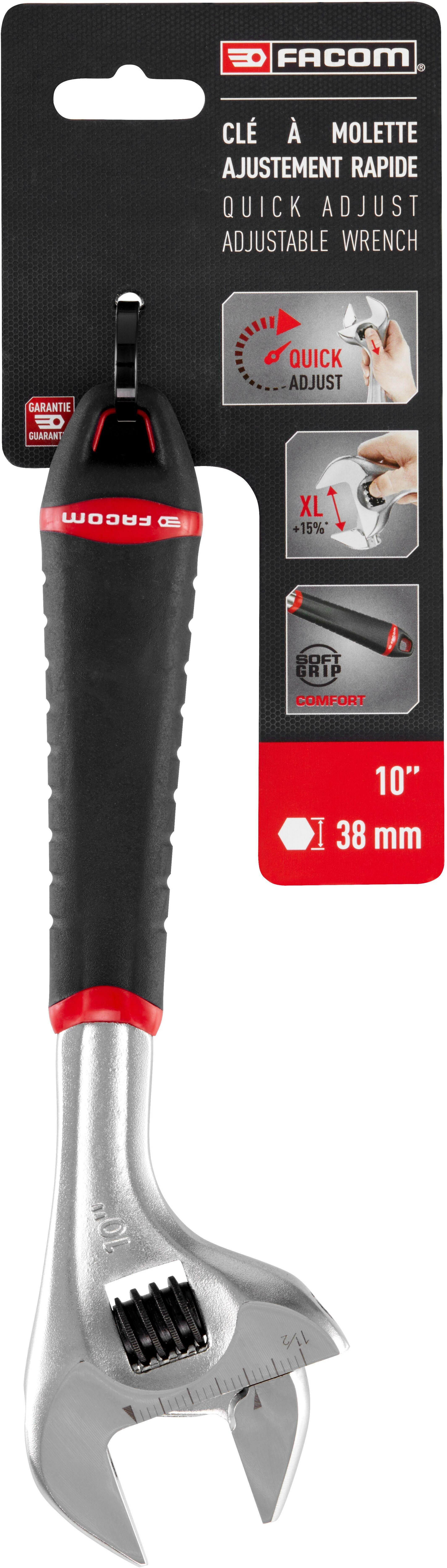 FACOM 101.10GPB quick-adjustable spanner with bimaterial handle | Klium