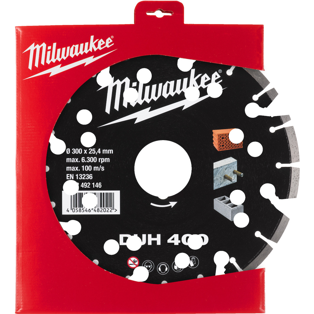 MILWAUKEE 4932492146 diamond wheel DUH 400x25.4mm | Klium