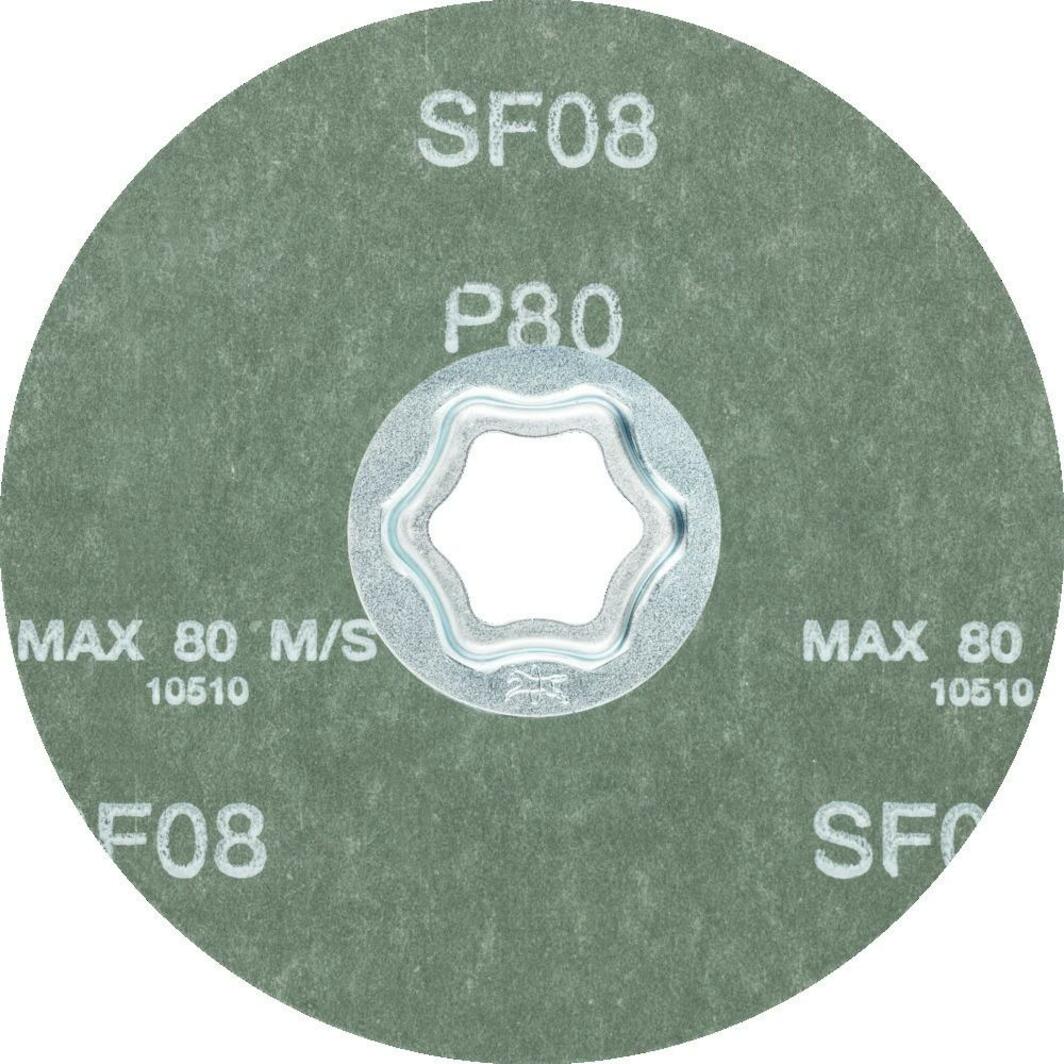 PFERD CC-FS 115 SiC 80 COMBICLICK SiC fibre disc Ø 115 mm, grit 80, for ...