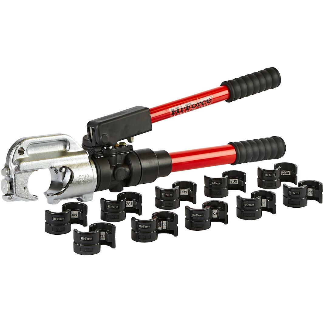 HI-FORCE SC32 crimping pliers with integrated pump and die set 16-400 ...