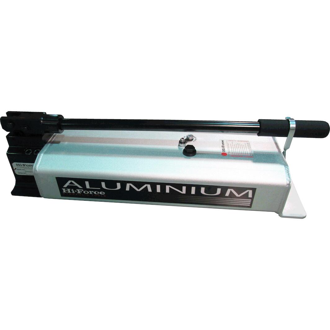 HI-FORCE HP252D two-stage manual pump aluminium, 4-way, for double ...