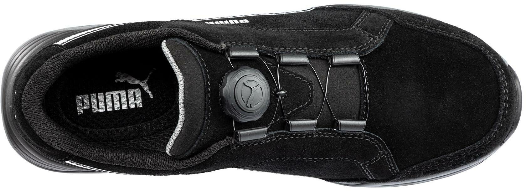 PUMA Airtwist Black Disc S3 safety shoe low (black/white) - 901 12263 ...