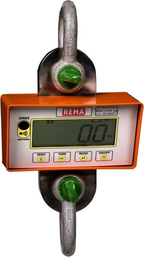 REMA DSD05T-3.2T dynamometer with tare remote control 3.2 tonnes ...