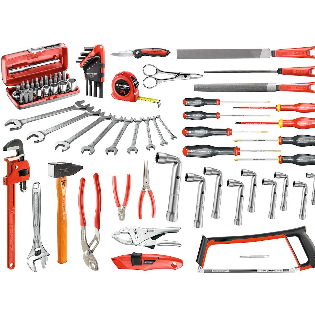 FACOM BST14.SG3A tool set for general services in fabric tool case 79 ...