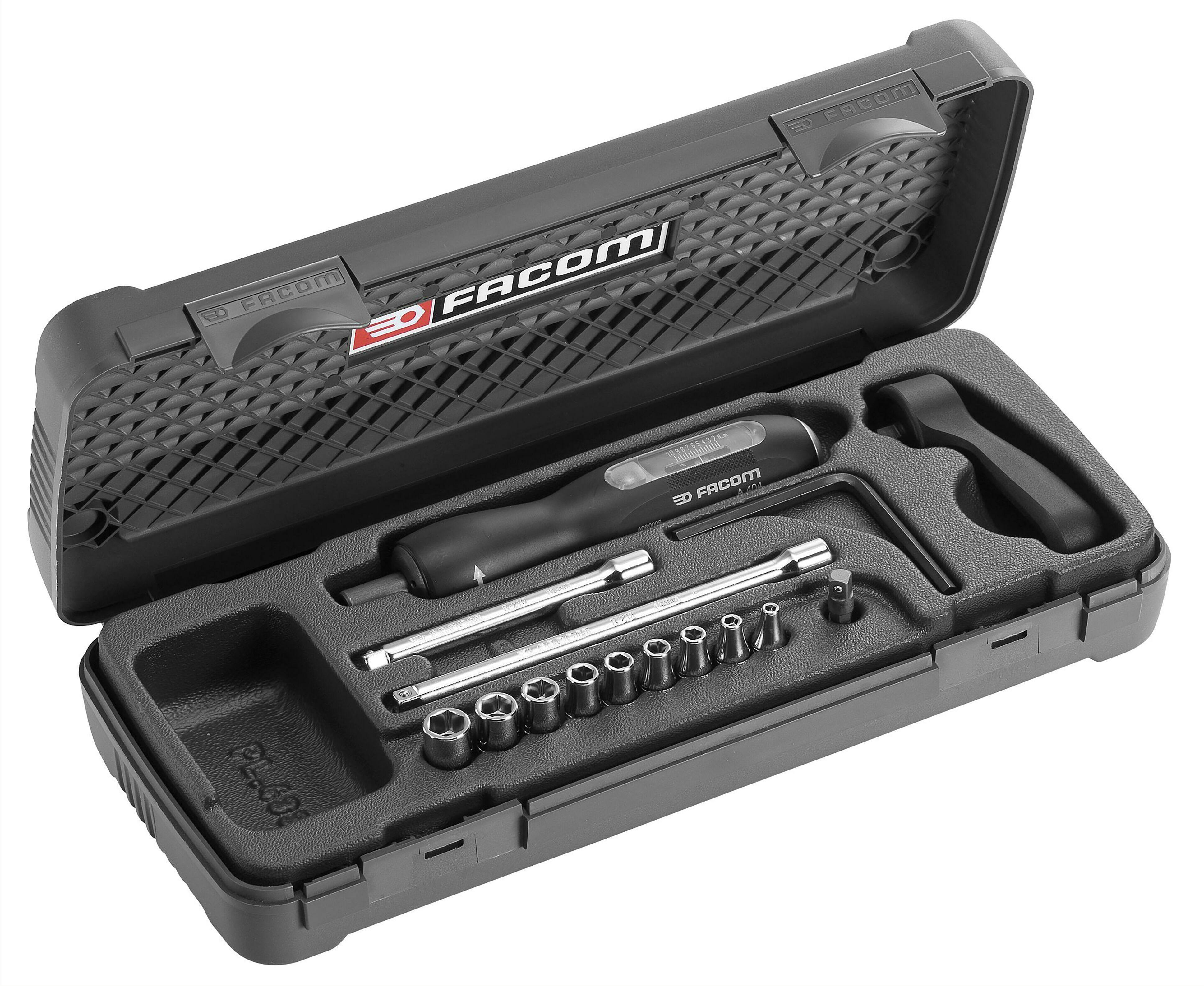 FACOM A.402J1 torque screwdriver with sockets 1/4" | Klium