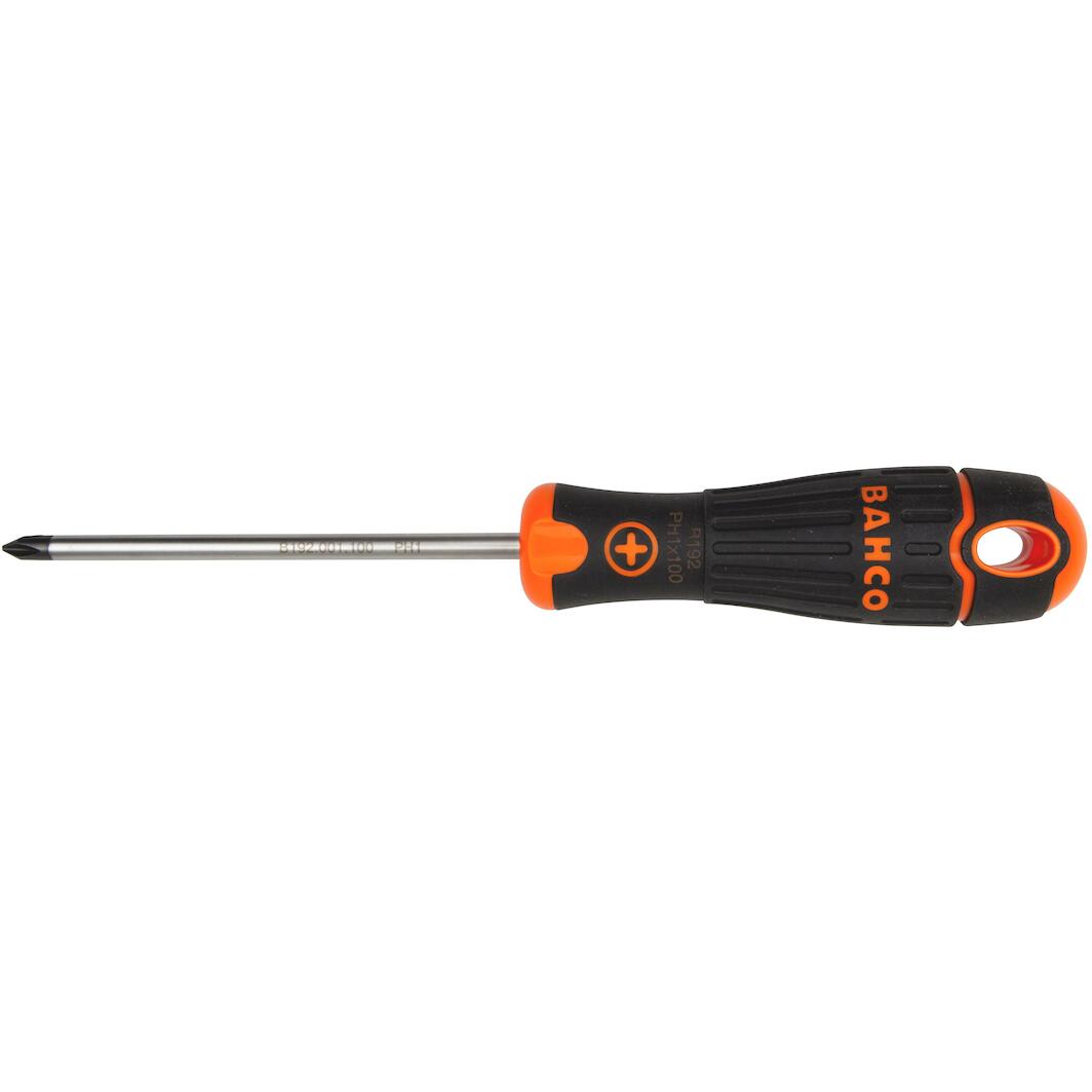 BAHCO B192.000.075 screwdriver BahcoFit with rubber grip Phillips PH0 x ...