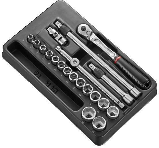 FACOM MOD.JL171-36 module hand socket set 3/8 6-sided | Klium