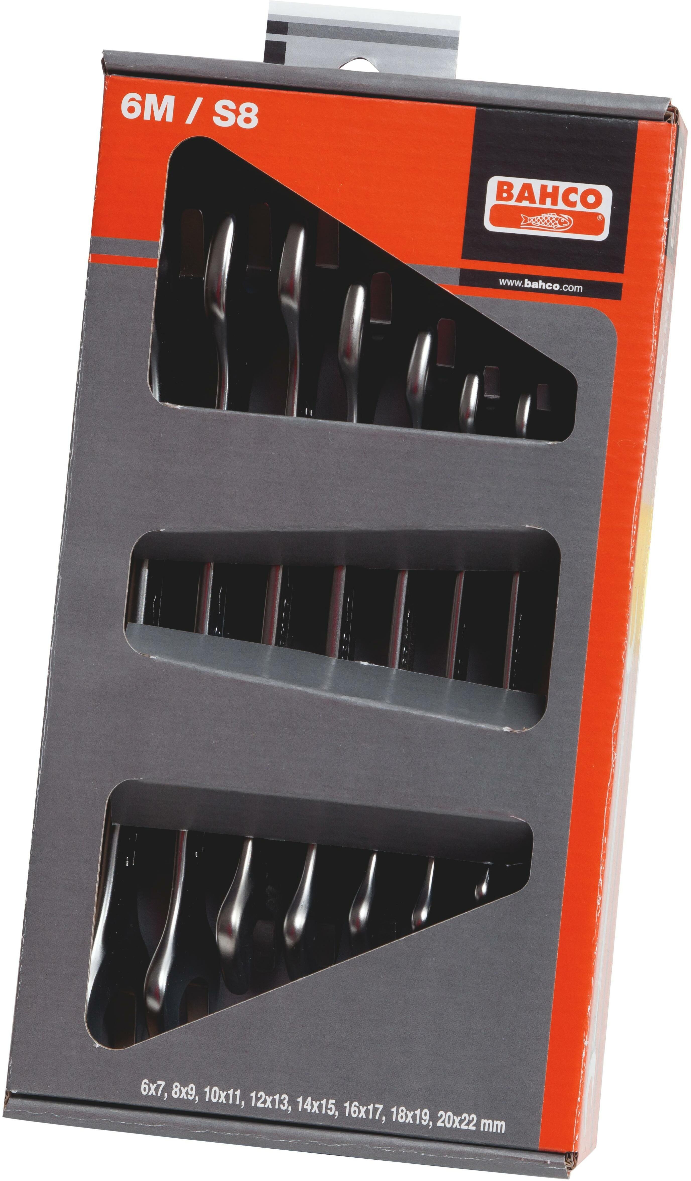 BAHCO 6M/S8 wrench set metric in box 8-piece | Klium