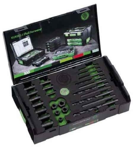 KUKKO 49-U-B bolt set with drills and drill guide bushings M5-M16 - 25 ...