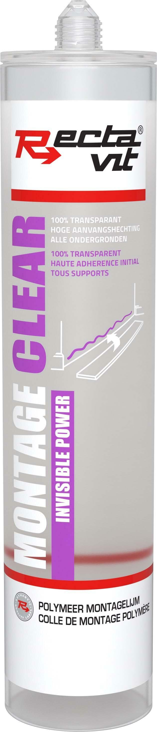 RECTAVIT Montage Clear polymer assembly adhesive with high initial tack ...