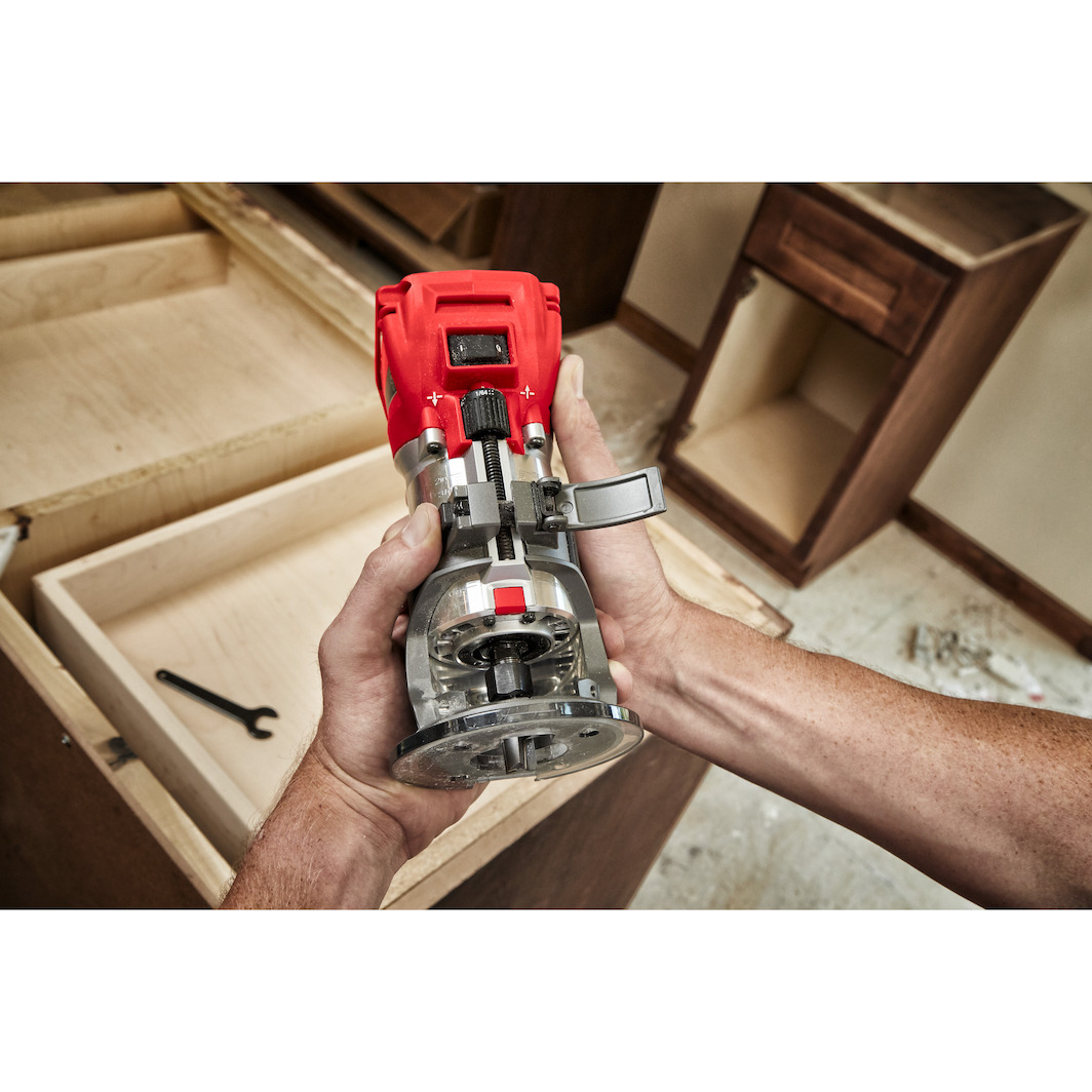 MILWAUKEE M18 FTR8-0X FUEL cordless edger with collets 6/8mm in HD-Box ...