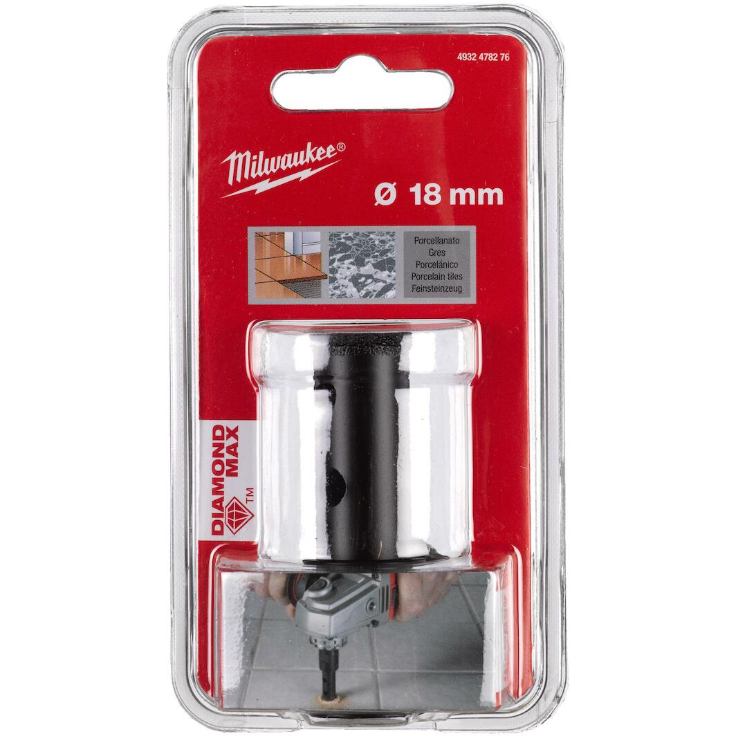 MILWAUKEE 4932478276 diamond tile drill bit M14 18mm | Klium
