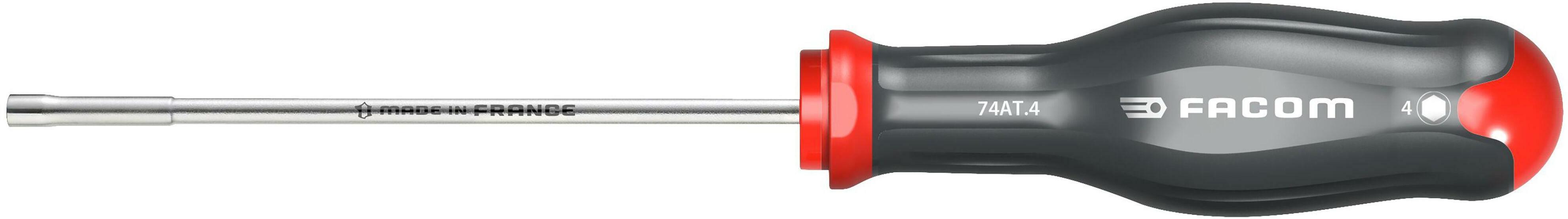 FACOM 74AT.4.5 forged socket spanner with screwdriver handle, metric sizes 4.5 mm | Klium