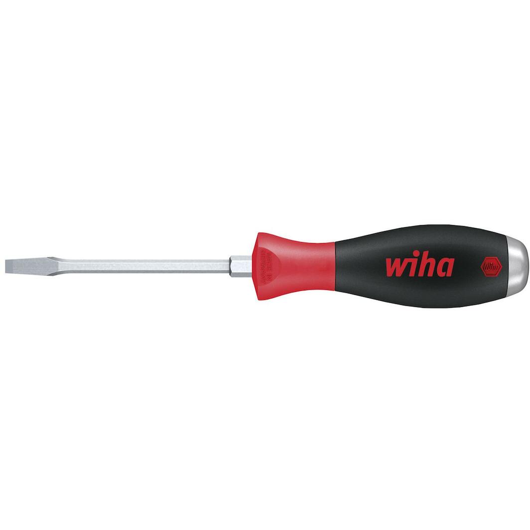 WIHA 530055 screwdriver SoftFinish slotted head with through hexagonal ...