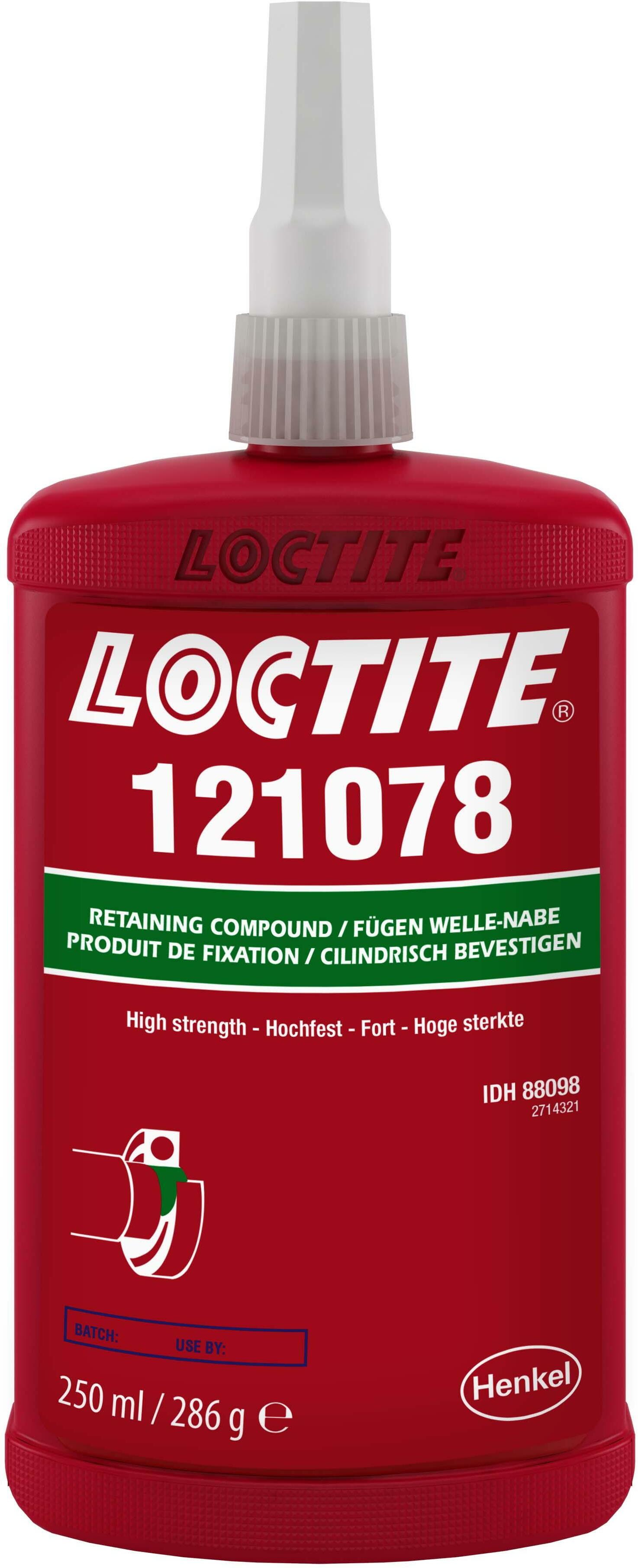 LOCTITE 121078 high viscosity green mounting adhesive (250 ml bottle ...