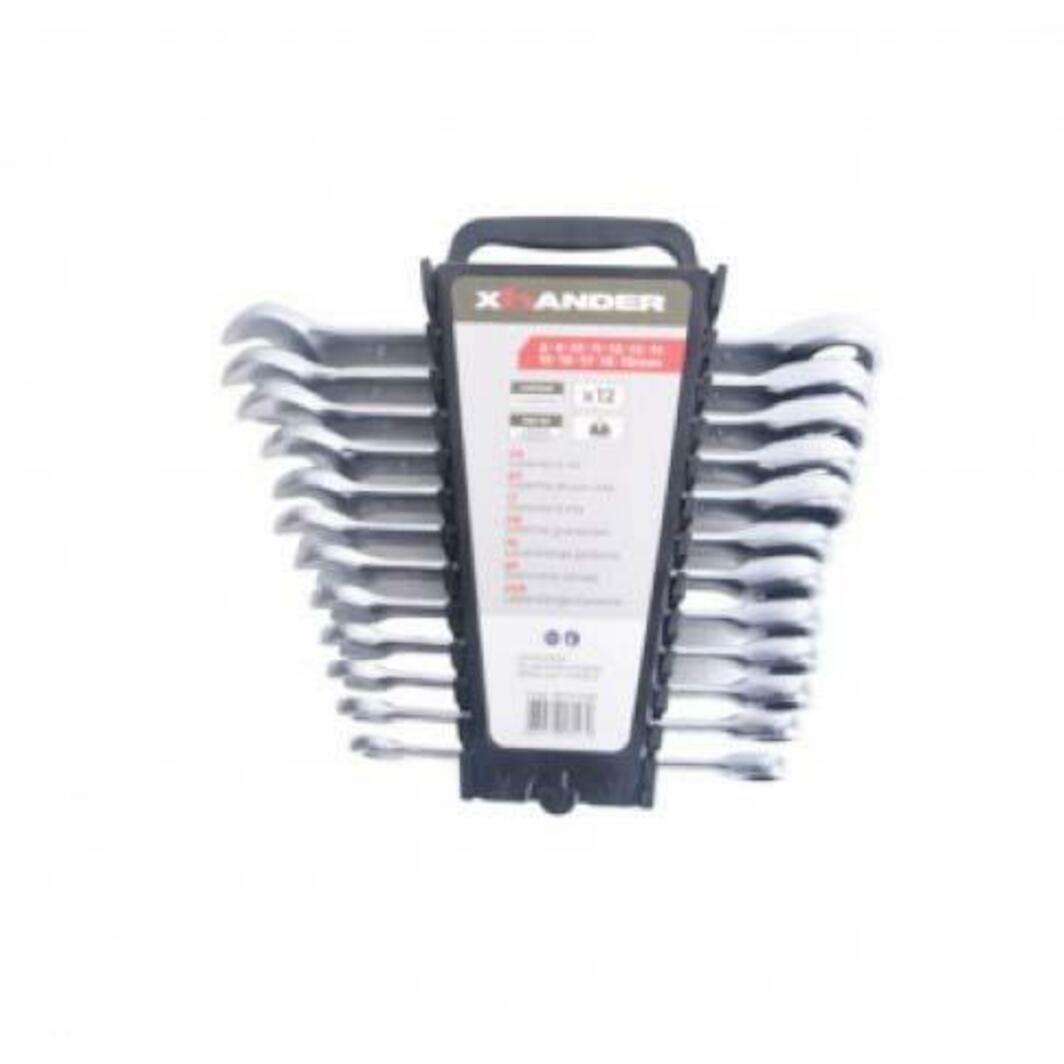 XHANDER 69142648 ring ratchet wrench set 8-19 mm 12-piece | Klium