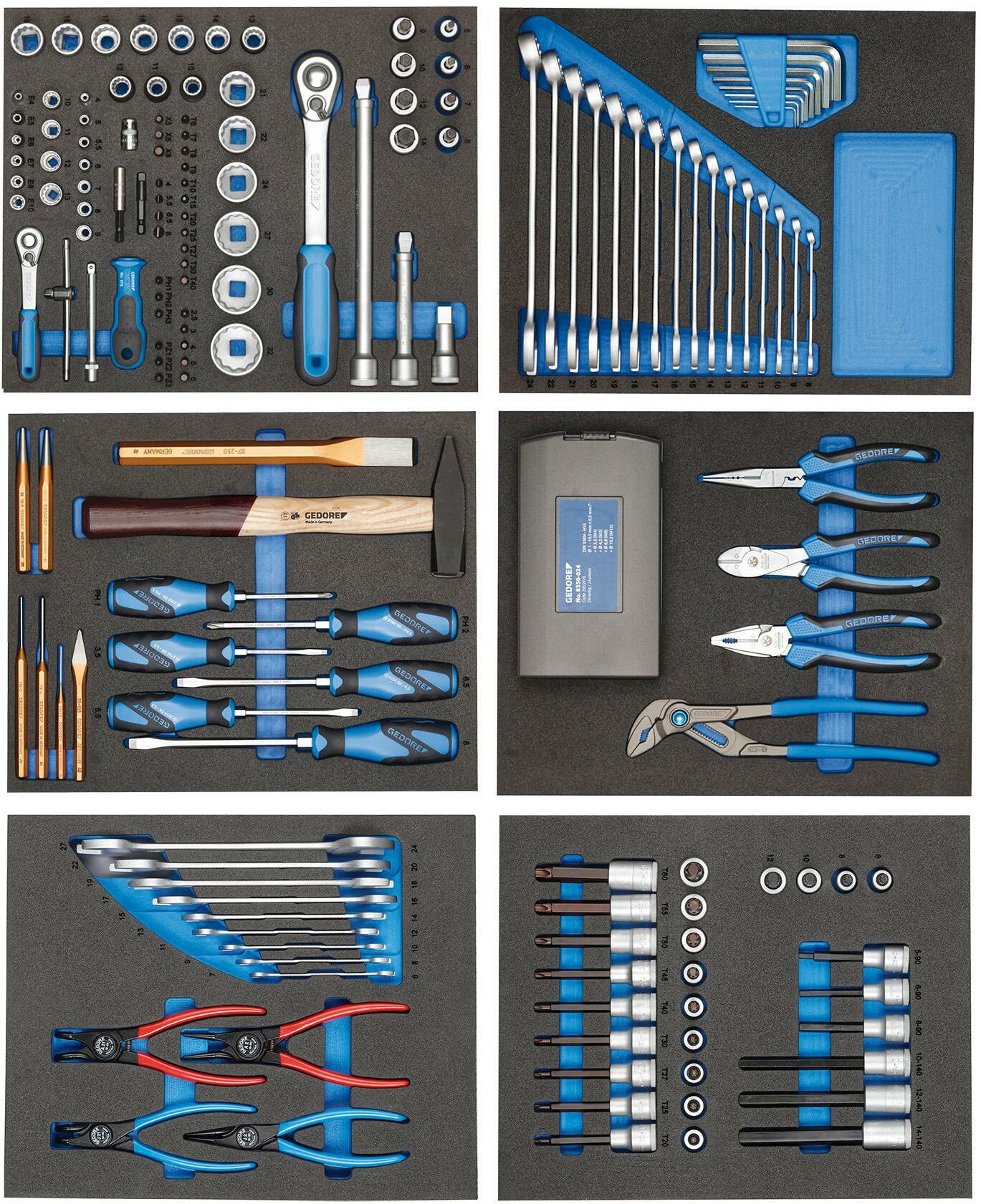 GEDORE TS-190 190-piece tool assortment - 2956527 | Klium