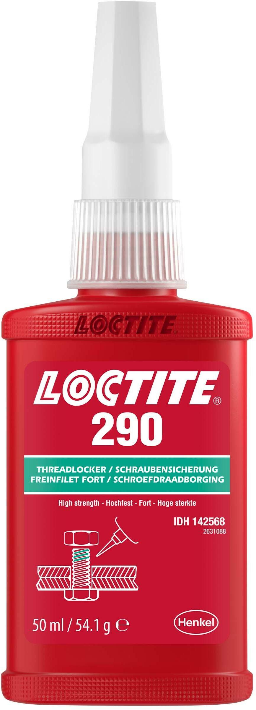LOCTITE 290 high-strength, low-viscosity threadlocker (50 ml bottle ...