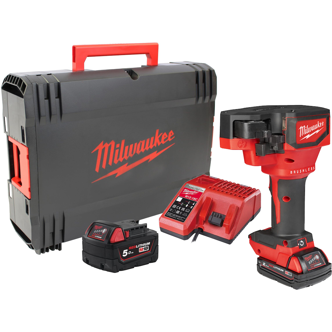 MILWAUKEE M18 BLTRC-522X cordless rotary cutter in HD Box (1x 2.0Ah ...