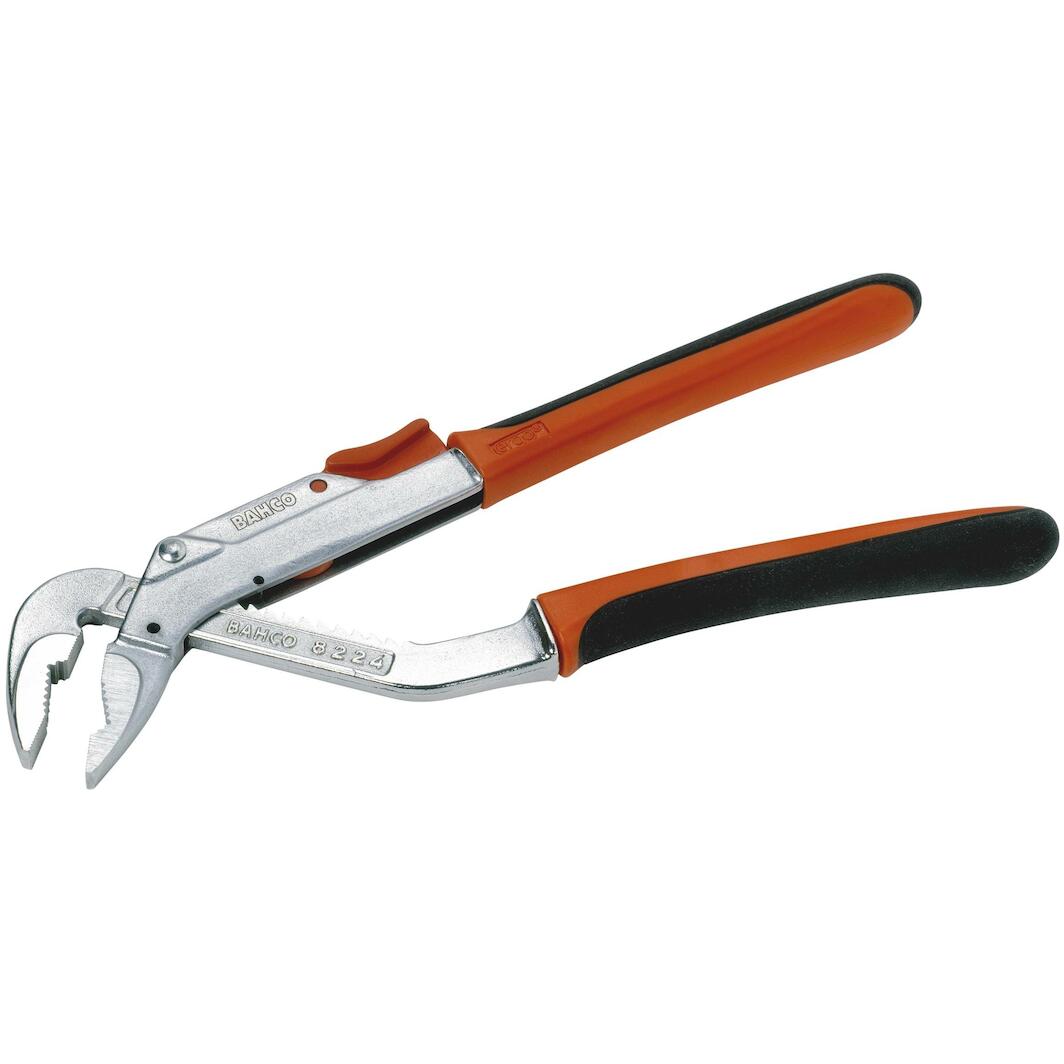BAHCO 8225CIP water pump pliers ERGO with two-component handles, chrome ...