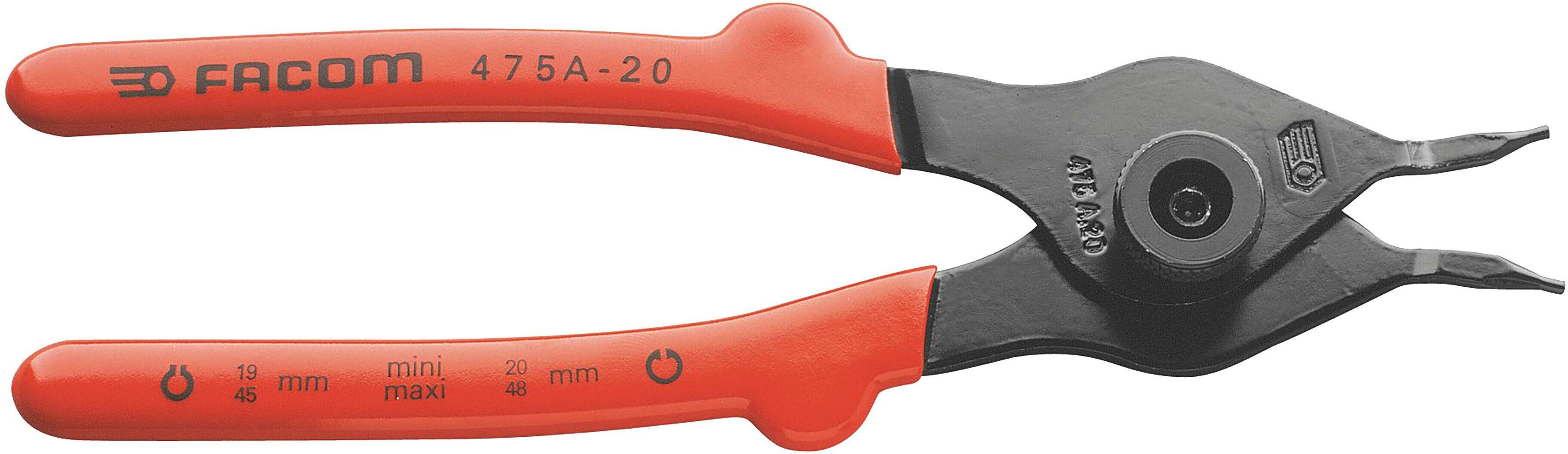 FACOM 475A.20 reversible circlip pliers for inner and outer circlips ...