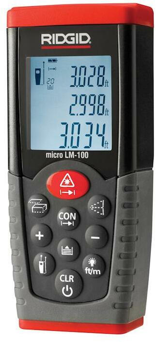 RIDGID Micro LM-100 laser distance meter - 36158 | Klium